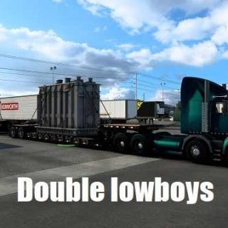 Double Lowboys v9.0 ATS - ETS2 Mod | ATS Mod