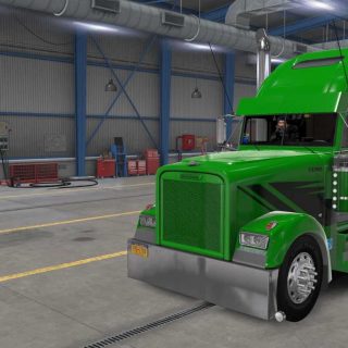 Freightliner xl jon-ruda et remorque 53 Skin 1.46 ATS - ETS2 Mod | ATS Mod