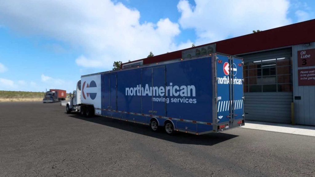 RD Moving Van Remorque v1.46 ATS - ETS2 Mod | ATS Mod