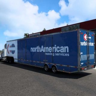 RD Moving Van Remorque v1.46 ATS - ETS2 Mod | ATS Mod