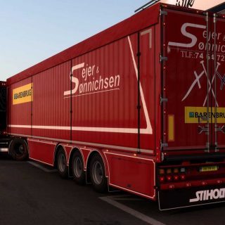 SEJER & SOENNICHSEN PEAU DE REMORQUE DE PLANCHER DE TONTE 1.46 v2.0 ...