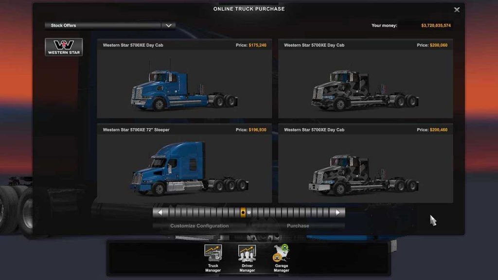 Westernstar 5700xe Daycab châssis long v1.0 ATS - ETS2 Mod | ATS Mod