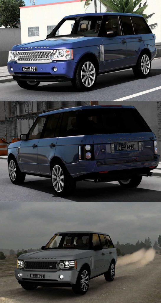 Land Rover Range Rover V8 suralimenté 2008 v7.5 1.47 ATS - ETS2 Mod ...