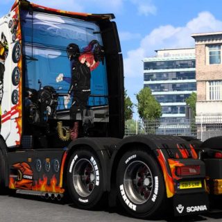 Scania Bike Riders Peau 1.46-1.47 ETS2 - ETS2 Mod | ATS Mod