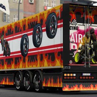 Scania Bike Riders Peau 1.46-1.47 ETS2 - ETS2 Mod | ATS Mod