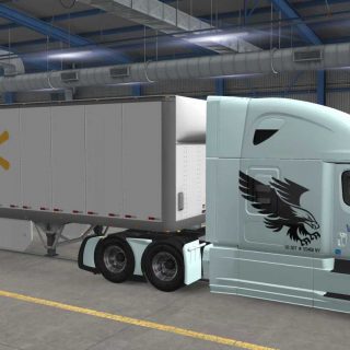 Cascadia et remorque Walmart skin 1.47 ATS - ETS2 Mod | ATS Mod