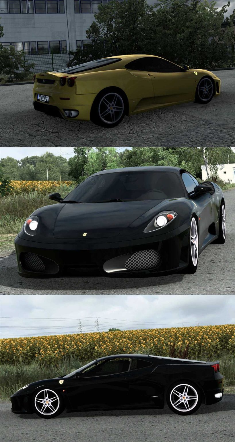 Ferrari F430 + Intérieur - 1.47 ATS - ETS2 Mod | ATS Mod