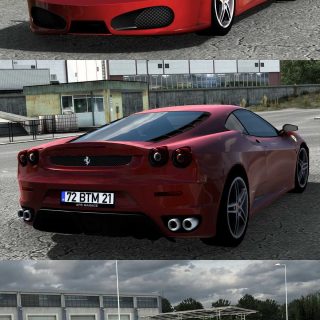 Ferrari F430 + Intérieur - 1.47 ATS - ETS2 Mod | ATS Mod
