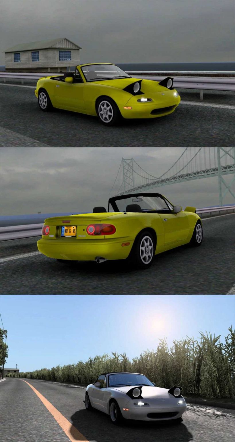 Mazda MX-5 Miata NA V1.2 1.47 ETS2 - ETS2 Mod | ATS Mod