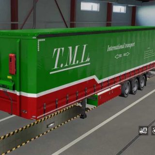 Peau REMORQUE TML par maury79 1.47 ETS2 - ETS2 Mod | ATS Mod