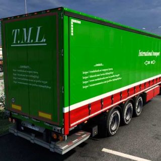 Peau REMORQUE TML par maury79 1.47 ETS2 - ETS2 Mod | ATS Mod