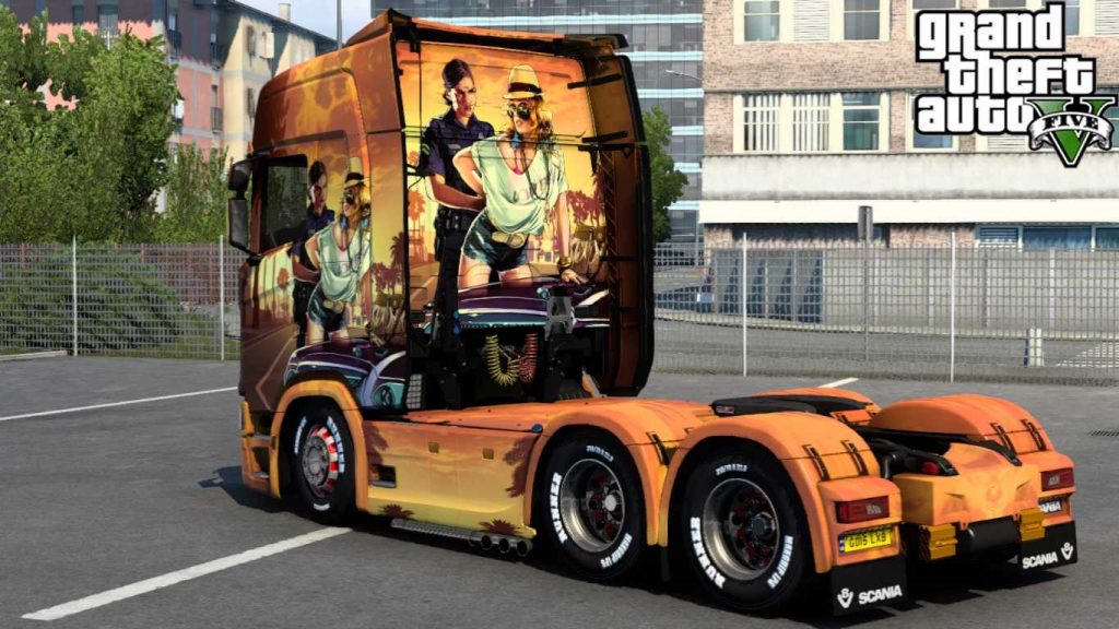 Scania Grand Theft Auto V Peau 1.47 ETS2 - ETS2 Mod | ATS Mod