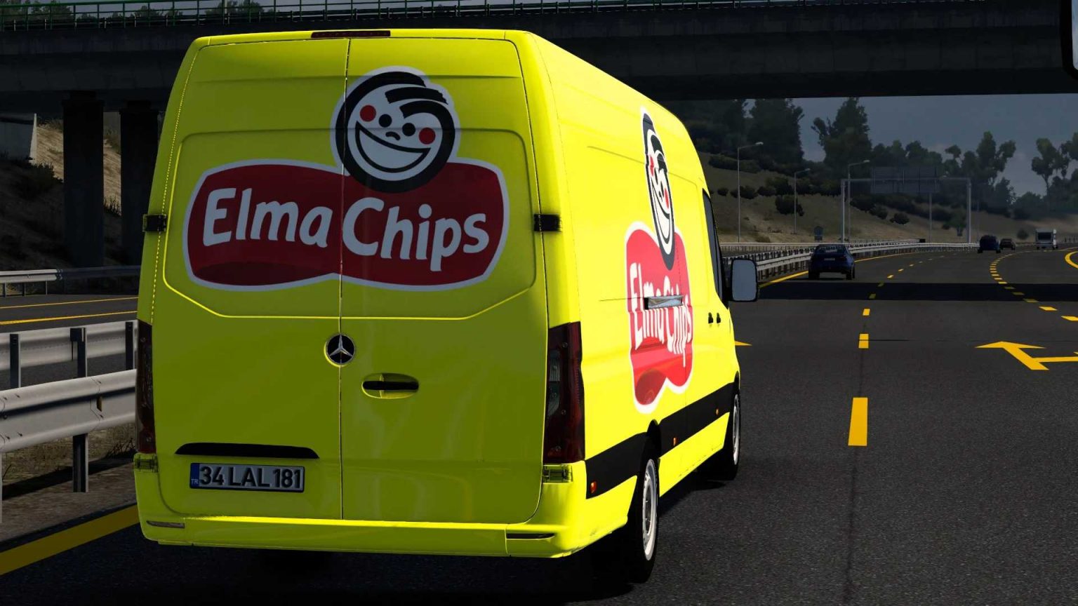 SKIN ELMA CHIPS MERCEDES-BENZ SPRINTER 2019 1.0 1.47 ETS2 - ETS2 Mod ...