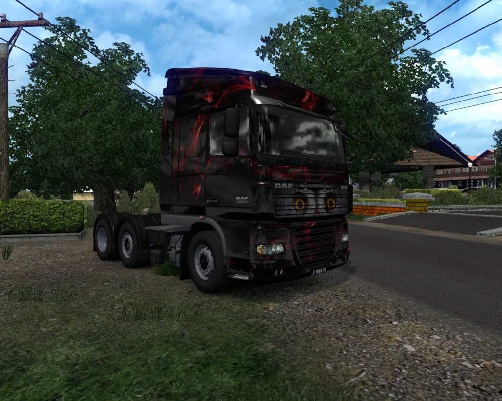 Peau des yeux rouges 1.47 ETS2 - ETS2 Mod | ATS Mod