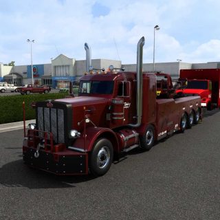 Peterbilt 388 Wrecker + Remorque Wrecker (SMRS Re-Work) pour 1.47+ ATS ...