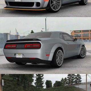 Dodge Challenger SRT Hellcat Widebody 2018 v1.3 1.47 ATS - ETS2 Mod ...