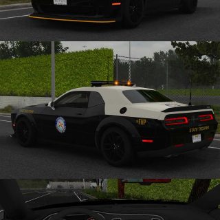 Dodge Challenger SRT Hellcat Widebody 2018 v1.3 1.47 ATS - ETS2 Mod ...