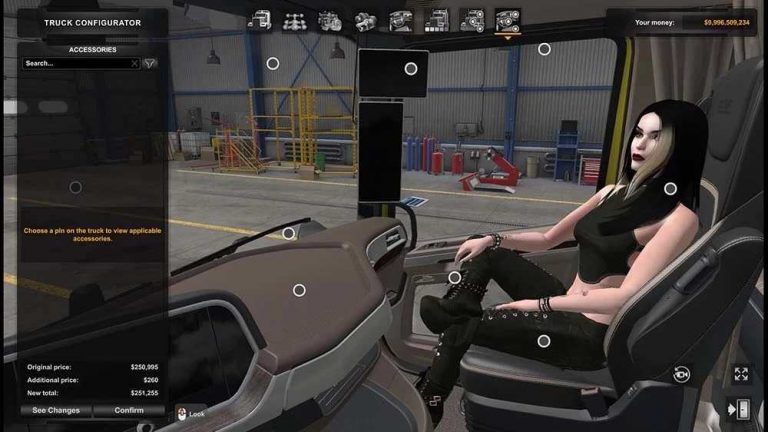 Filles Passager v1.3.1 1.47 ATS - ETS2 Mod | ATS Mod