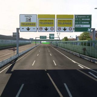 Italie Sign Rework - Promods Addon v2.5 1.47 ETS2 - ETS2 Mod | ATS Mod