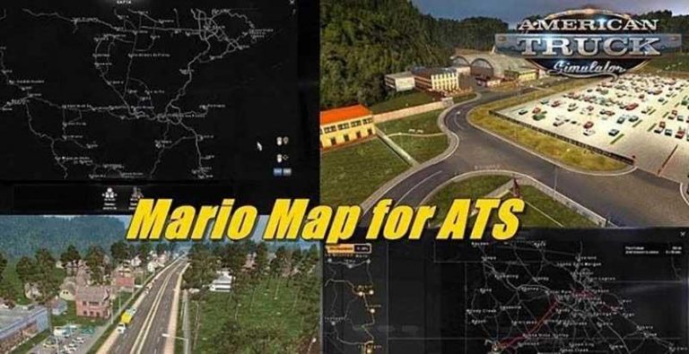 Mise à jour de la carte Mario 26.06.23 1.48 ATS - ETS2 Mod | ATS Mod