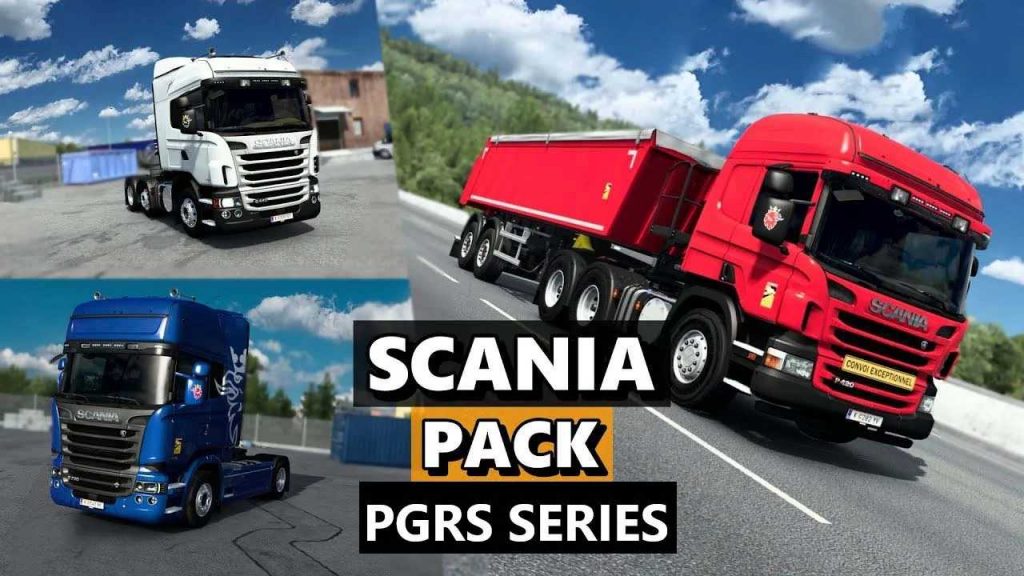 Scania PGR et Streamline Series Pack v1.2 ETS2 - ETS2 Mod | ATS Mod