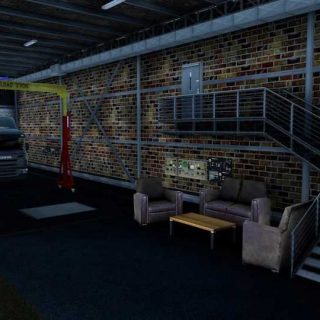 Skin BIG GARAGE ASV Logistica 2 par maury79 1.47 ETS2 - ETS2 Mod | ATS Mod