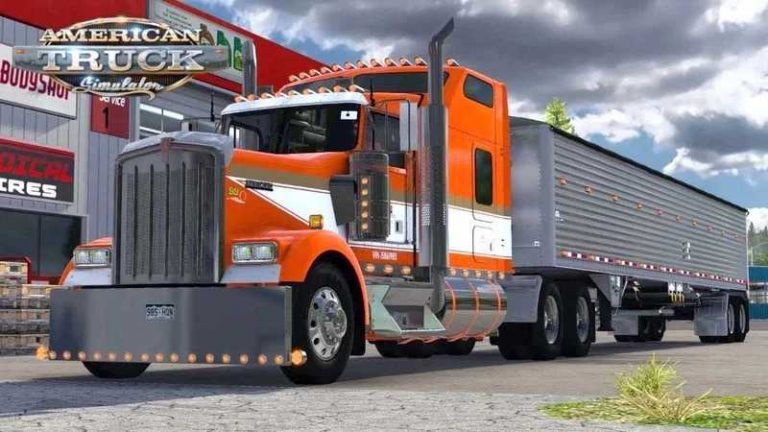 Kenworth FlatGlass W900L v1.1 Par CT Moddings 1.47.x ATS - ETS2 Mod ...