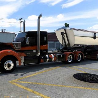 Kenworth W990 personnalisé 1,47 ATS - ETS2 Mod | ATS Mod