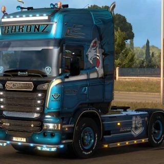 Pack de peaux métalliques à peindre Baronz Transport v2.0 ETS2 - ETS2 ...