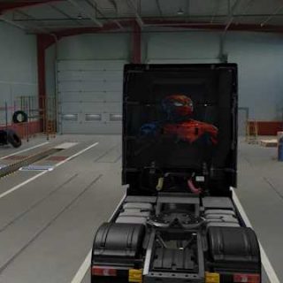 Spider-Man Nouvel Actros Skin 1.47 ETS2 - ETS2 Mod | ATS Mod