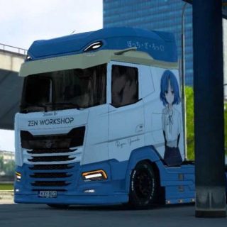 DAF 2021 (Jasper) Rin X Ryou Skin Rework par Zen Workshop 1.48 ETS2 ...