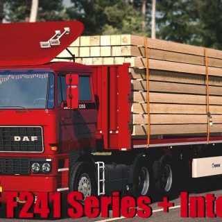 DAF Série F241 + Intérieur v1.7.2 ETS2 - ETS2 Mod | ATS Mod