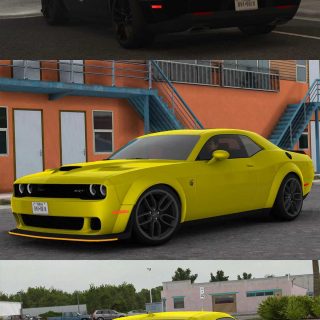 Dodge Challenger SRT Hellcat Widebody 2018 v1.4 - 1.48 ATS - ETS2 Mod ...