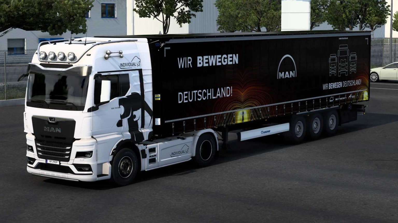 MAN Trucks Fahren für Deutschland skin v1.0 ETS2 - ETS2 Mod | ATS Mod