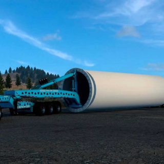 Pinga Trail King Schnabel Remorque v1.0 1.48 ATS - ETS2 Mod | ATS Mod