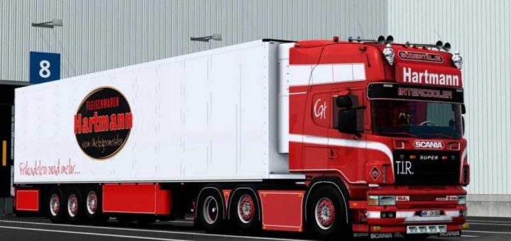 Scania R999 Sarantos + Remorque v1.1 1.53 ETS2 - ETS2 Mod | ATS Mod