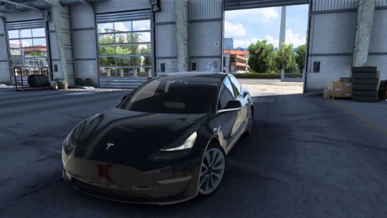 Tesla Model 3 Performances v1.0 ETS2 - ETS2 Mod | ATS Mod