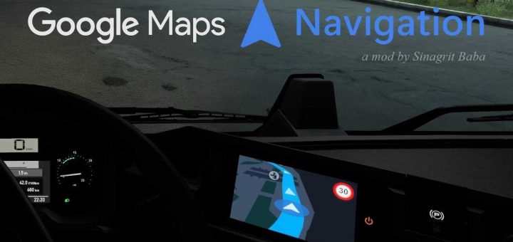 Pack de navigation Waze v1.2 ETS2 - ETS2 Mod | ATS Mod
