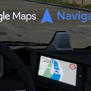 Google Maps Navigation v2.9 ETS2 - ETS2 Mod | ATS Mod
