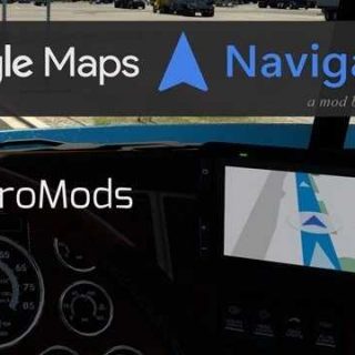 Pack de navigation Google Maps pour ProMods Canada v1.6 ATS - ETS2 Mod ...