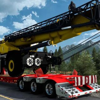 Remorque Lowboy à col rigide BWS v3.1 1.48.5 ATS - ETS2 Mod | ATS Mod