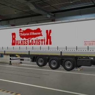 Tirsan Trailer Balkes Logistic Paintjob 1.48 ETS2 - ETS2 Mod | ATS Mod