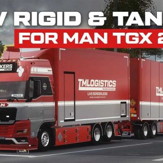 Addon rigide pour MAN TGX 2020 par Kast v1.1 1.49 ETS2 - ETS2 Mod | ATS Mod