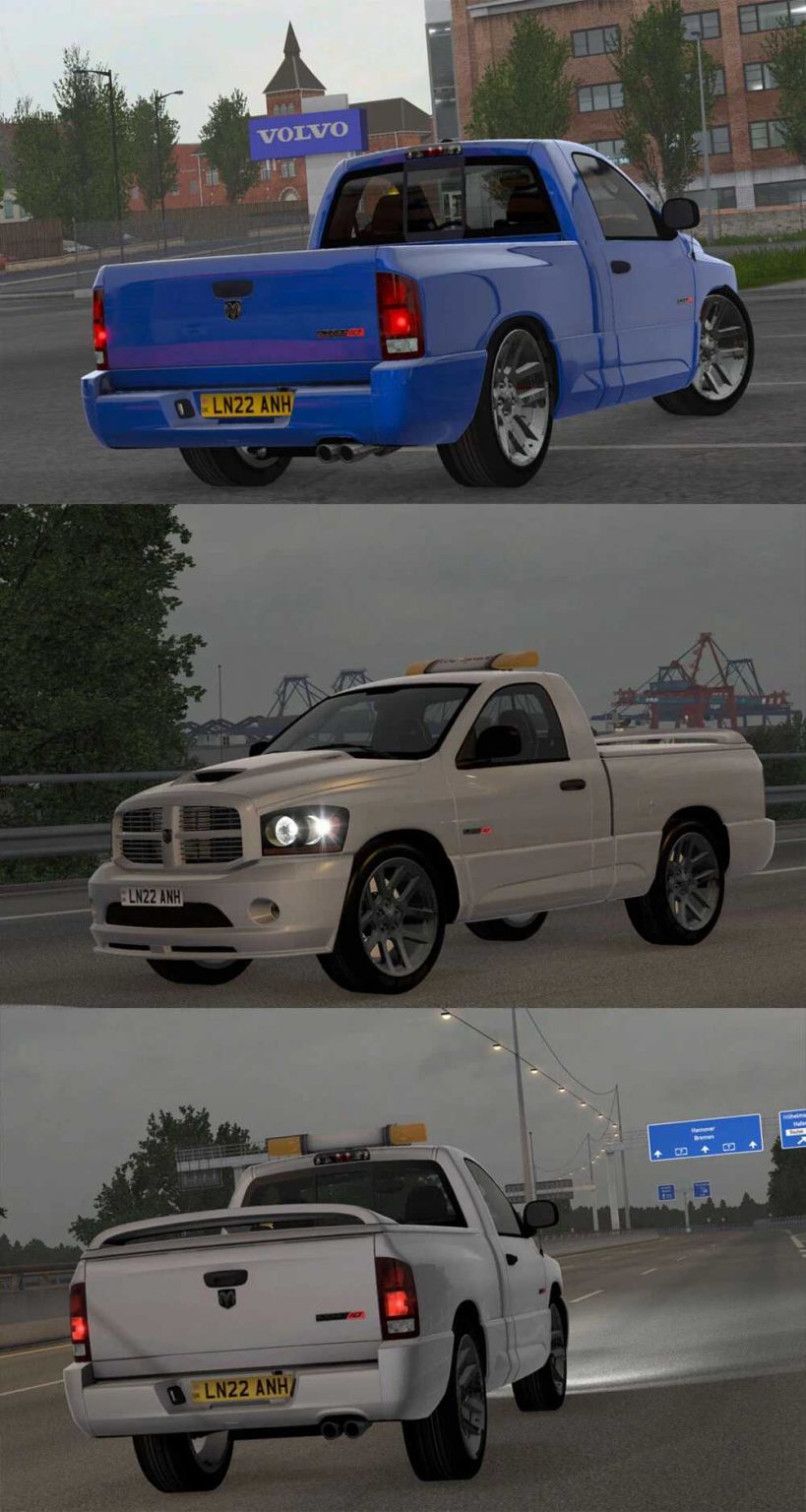 Dodge Ram SRT-10 2006 v3.6 1.49ATS - ETS2 Mod | ATS Mod