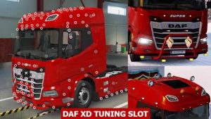 Emplacements pour accessoires DAF XD v1.0 1.49 ETS2 - ETS2 Mod | ATS Mod