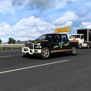GMC Logistics - Camion d'escorte spécial pick-up v2.0 ATS - ETS2 Mod ...