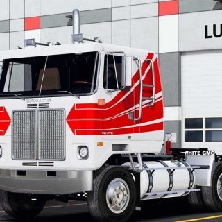 Gmc White Cabover par Station95 v1.0 1.49 ATS - ETS2 Mod | ATS Mod