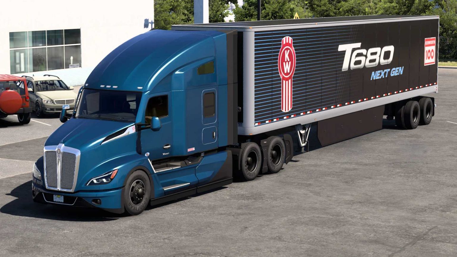 Kenworth T 680 Next Gen Trailer skin v1.0 ATS - ETS2 Mod | ATS Mod