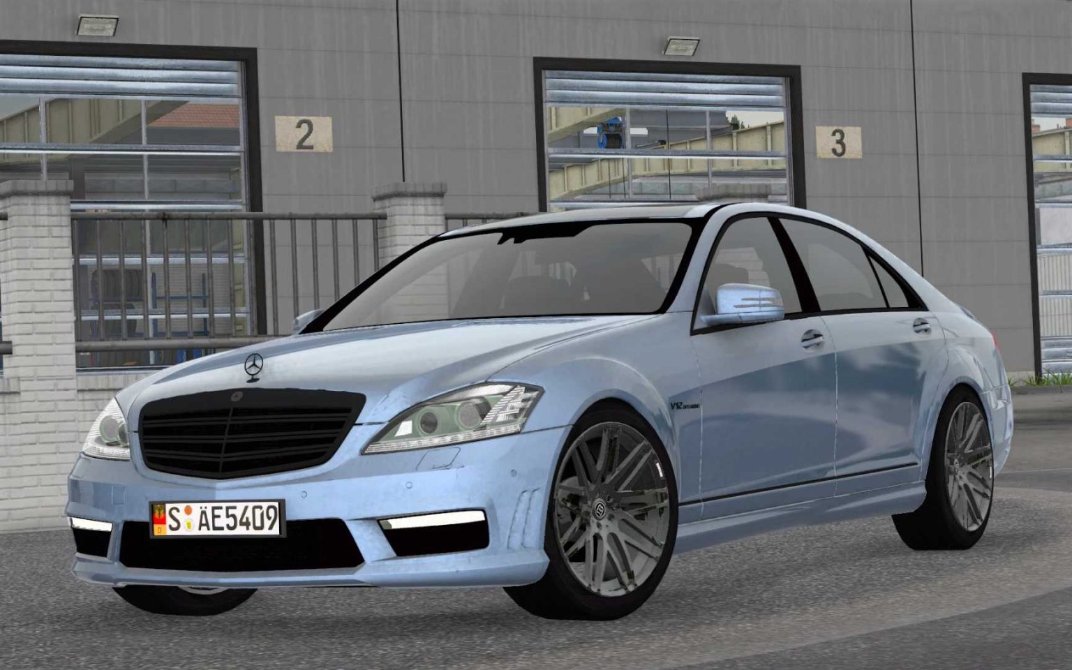 Mercedes-Benz W221 2012 S65 AMG V3.6 ETS2 - ETS2 Mod | ATS Mod
