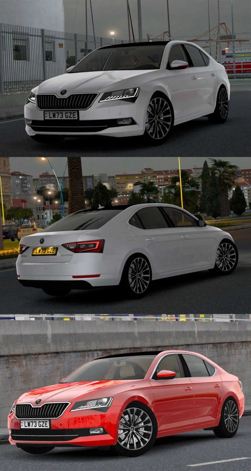 Skoda Superb B8 2017 v4.4 - 1.49 ATS - ETS2 Mod | ATS Mod